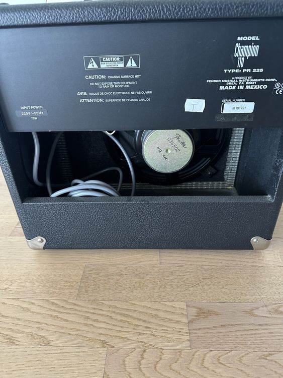 ALLES MUSS WEG!!! Fender Champion 110 Guitar Combo Amplifier (Gebraucht ...