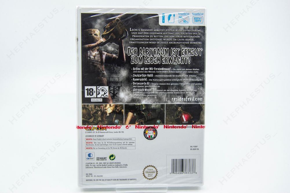 Resident Evil 4 (Wii Edition) NEU&OVP (sealed) (Neu und originalverpackt) in Effretikon für CHF ...