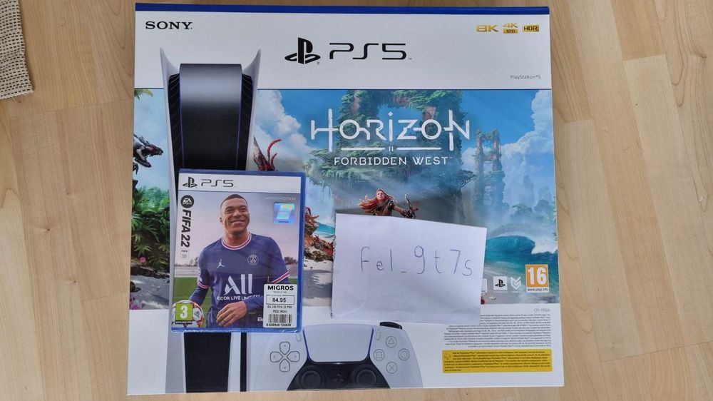 SONY Playstation 5 Disk + FIFA 22 + Horizon Bundle | Kaufen auf Ricardo