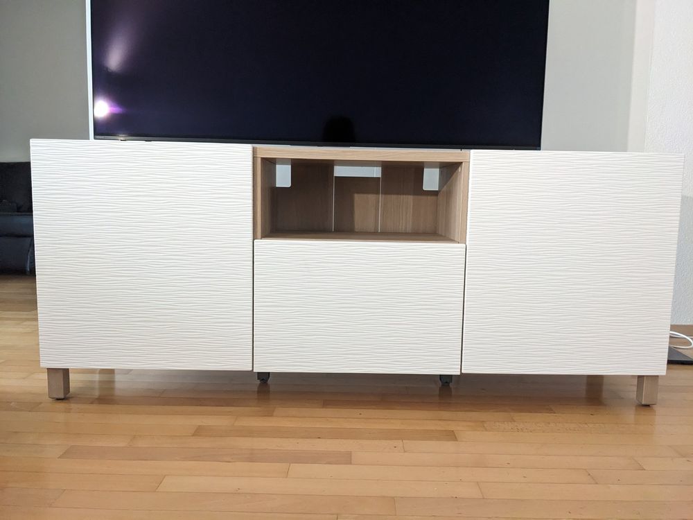 TV cabinet with soft close and push button doors (Gebraucht) in für CHF ...