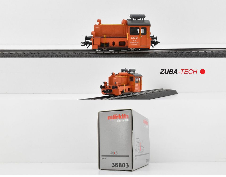 Märklin 36803 Rangierlok Tm 34 SOB H0 WS mit OVP | Kaufen auf Ricardo