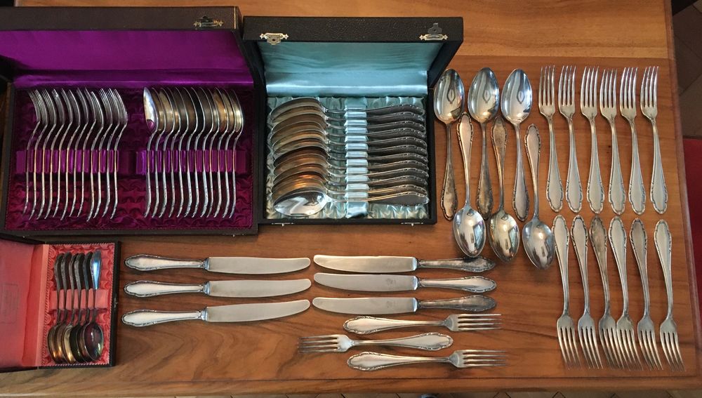Besteck Silber Wellner Tafelsilber Messer Gabel Löffel | Kaufen auf Ricardo