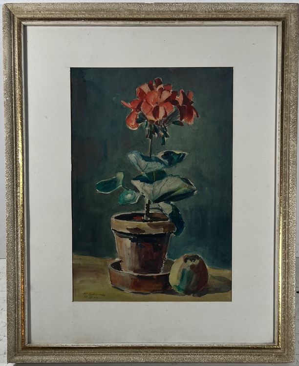 40. er Jahre Stilleben Aquarell, Unleserlich Signiert (Gebraucht) in Root für CHF 19 – mit ...
