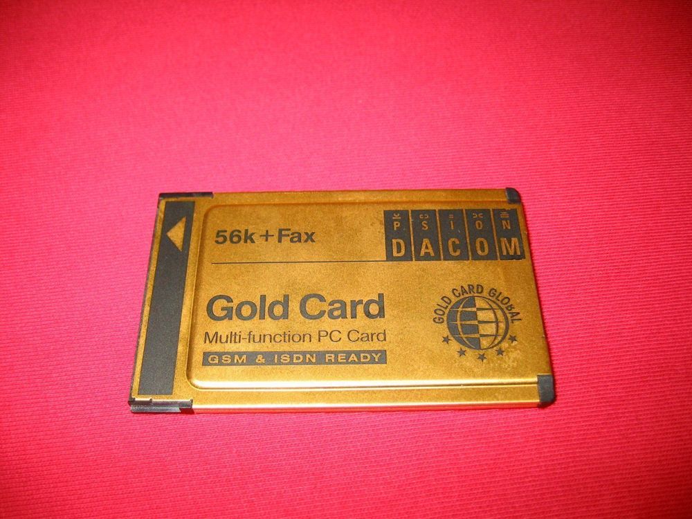 PC Card PCMCIA 56k + Fax Modem GSM/ISDN (Gebraucht) in Oberengstringen ...