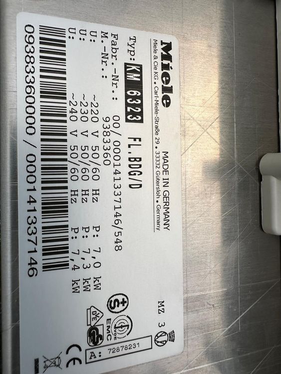 Miele Induktionskochfeld KM 6223 (Gebraucht) in Spreitenbach für CHF ...