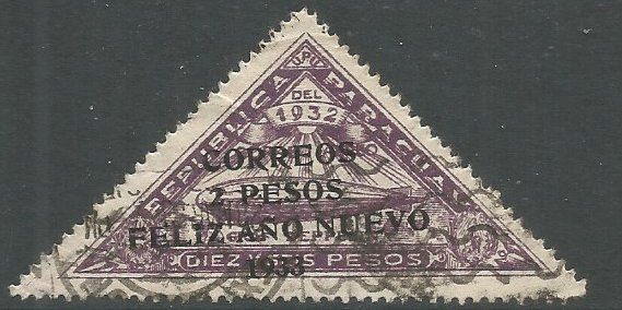 Timbre de 1932 ( Paraguay / Zeppelin ) | Acheter sur Ricardo