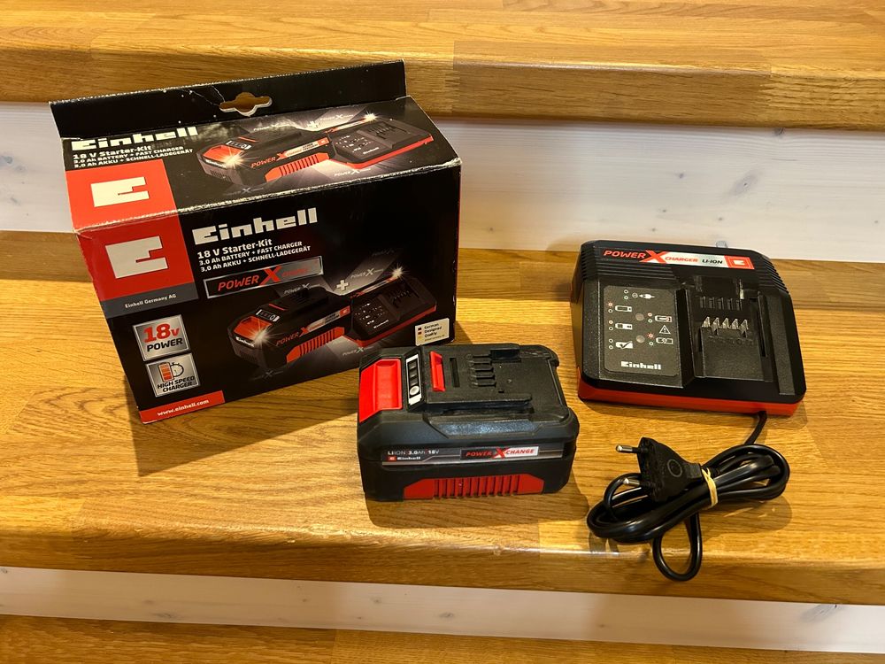 Einhell Power X-Fastcharger Ladegerät mit 18V 3.0 Lion Akku (Gebraucht ...