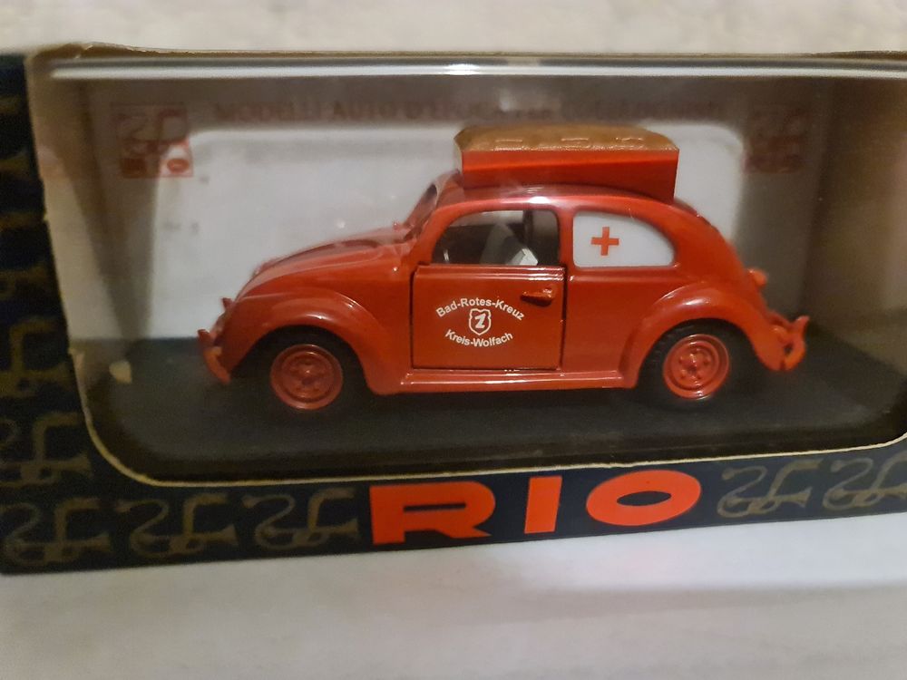 RIO SL030 VW Käfer Rotess Kreuz 1947 Modellauto (Neu und ...