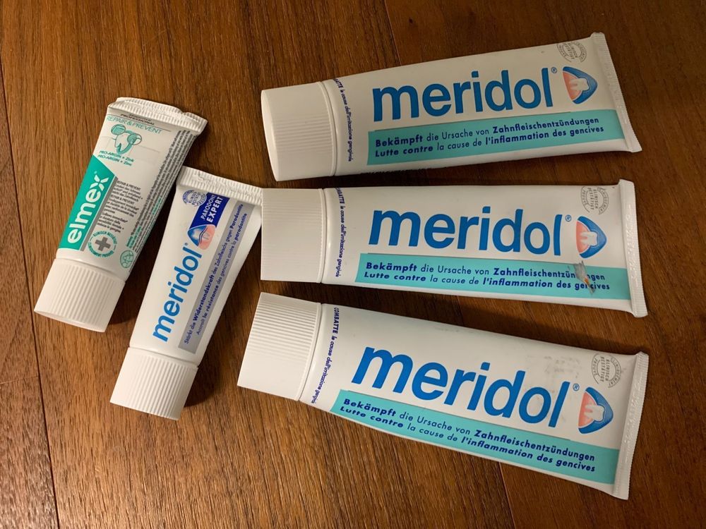 Meridol Elmex grün Zahnpasta (Neu und originalverpackt) in Eschenbach ...