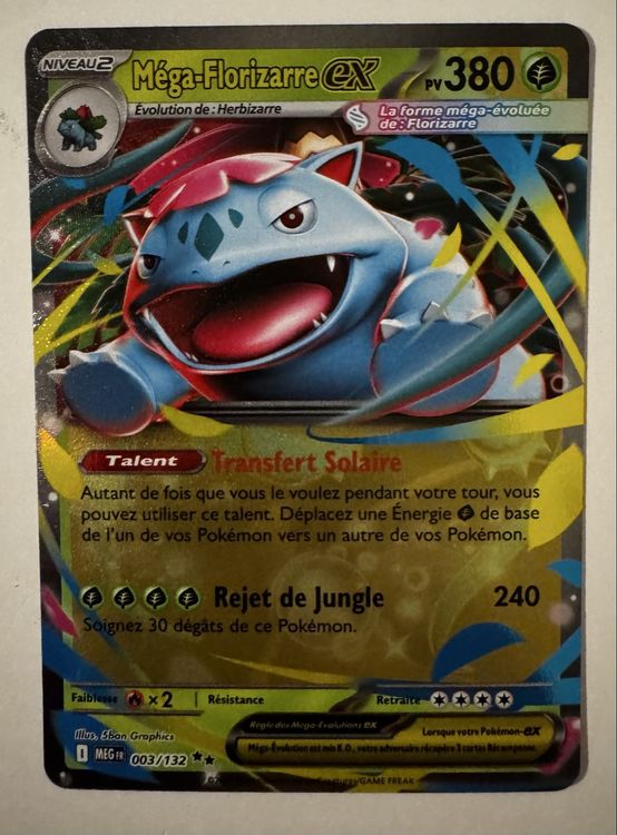 Carte Pokémon Méga-Florizarre EX 003/132 (Neuf (Voir description)) à ...