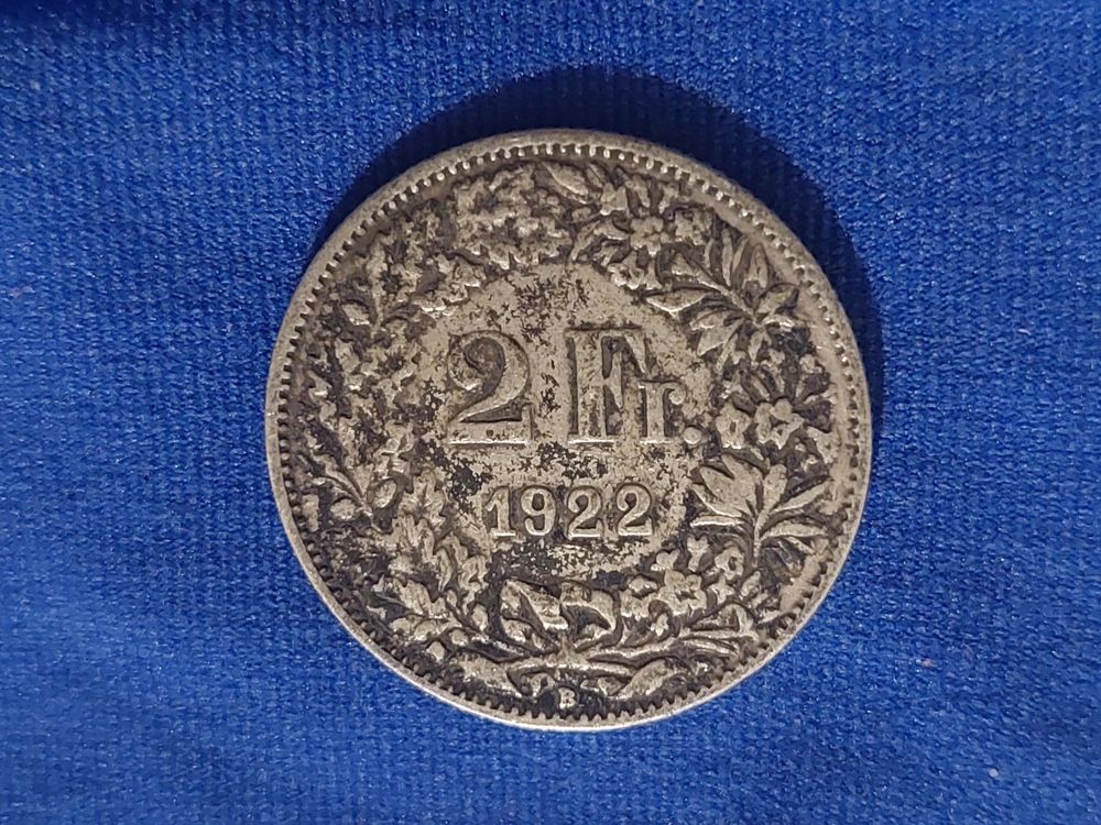 2 Franken 1922 SILBER | Kaufen auf Ricardo