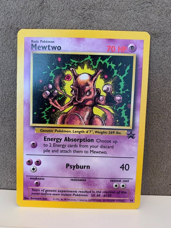 14 Promo Mewtwo Mewtu ENG Pokemon Wizards Black Star (Gebraucht) in ...