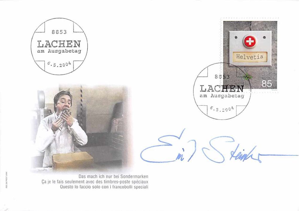 Brief mit Marke und Unterschrift EMIL ! (Gebraucht) in für CHF 7 – mit ...