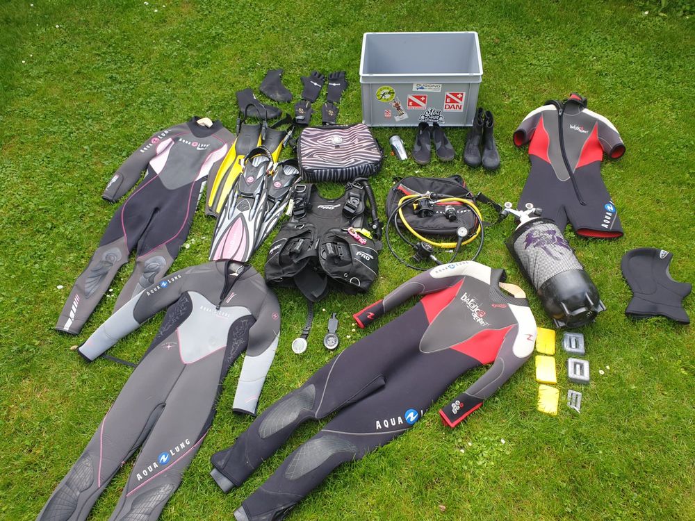 Komplette Taucherausrüstung im Set / Taucherequipement | Kaufen auf Ricardo