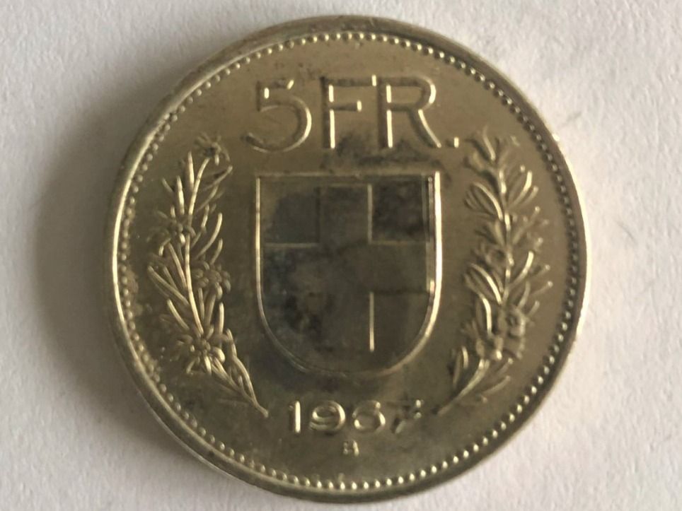 5 Fr. 1967 Silber (Gebraucht) in Wolfhalden für CHF 8 – mit Lieferung auf Ricardo kaufen