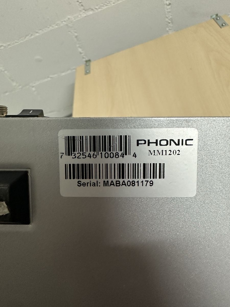 Mischpult Phonic MM1202 – Ideal für kleine Bands & Proberaum (Gebraucht ...