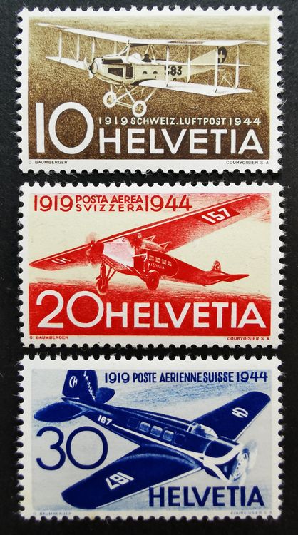 TR55 Timbre Suisse Non Oblitere 1944 (Gebraucht) in Cousset für CHF 0.65 – mit Lieferung auf ...