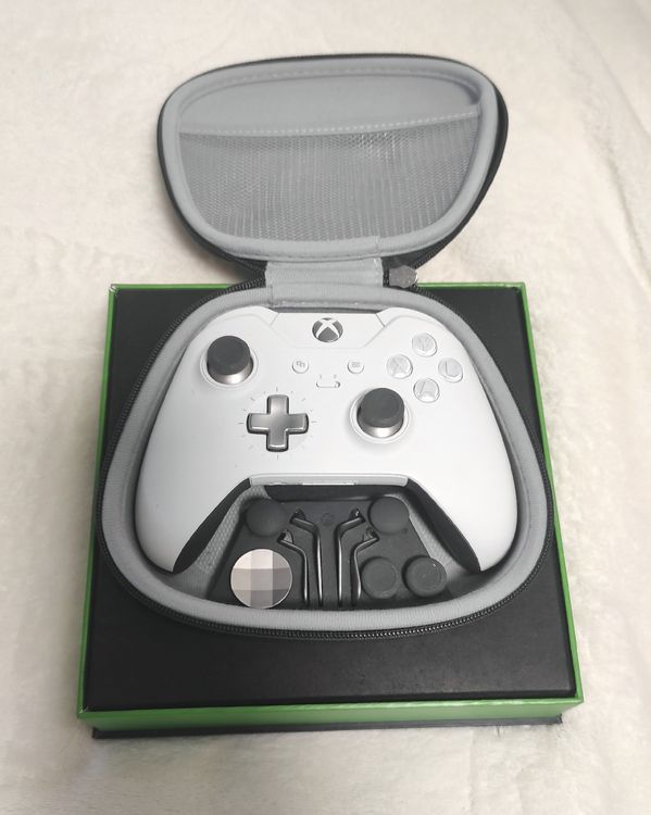 Xbox Elite Wireless Controller Series 1 weiss (HM3-00012) (Gebraucht ...