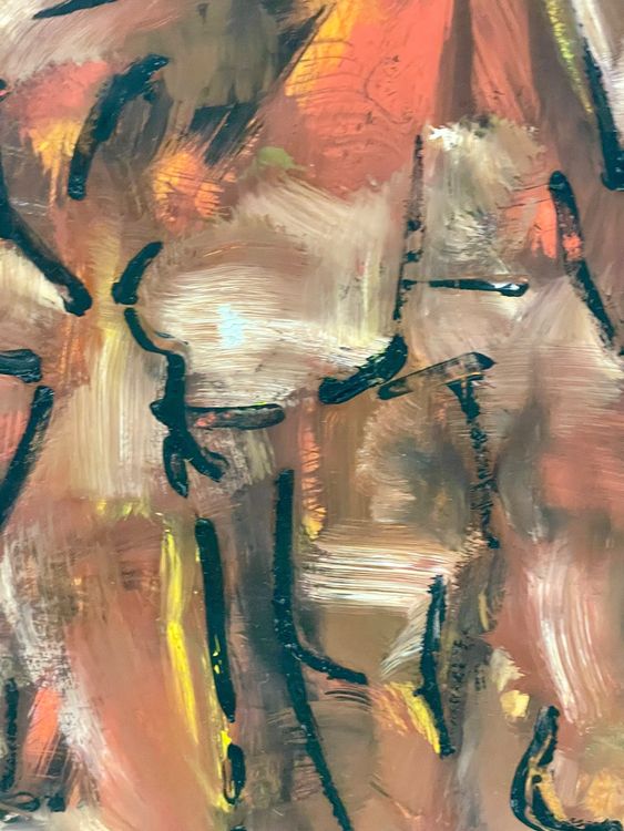 Grosse Interessante Abstrakte Öl Gemälde (Gebraucht) in Root für CHF 10 – mit Lieferung auf ...