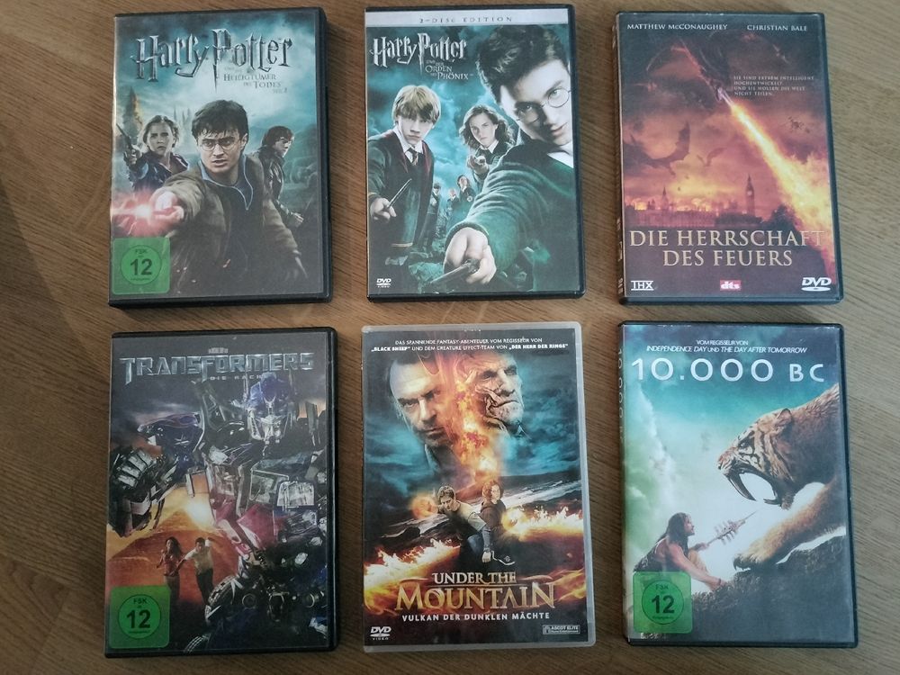 9 DVDs: Fantasy, Action, Sci-Fi Filme (Gebraucht) in Winterthur für CHF 10 – mit Lieferung auf ...
