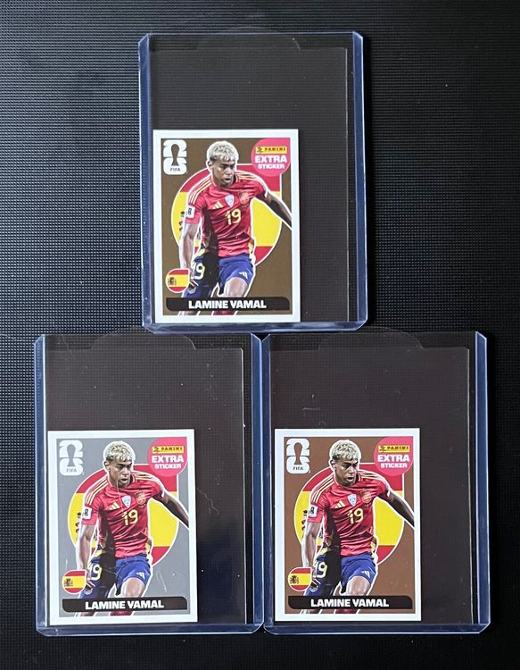 Yamal Bronze / Silver / Gold Panini Extra Sticker 2026 (Neuf (Voir ...