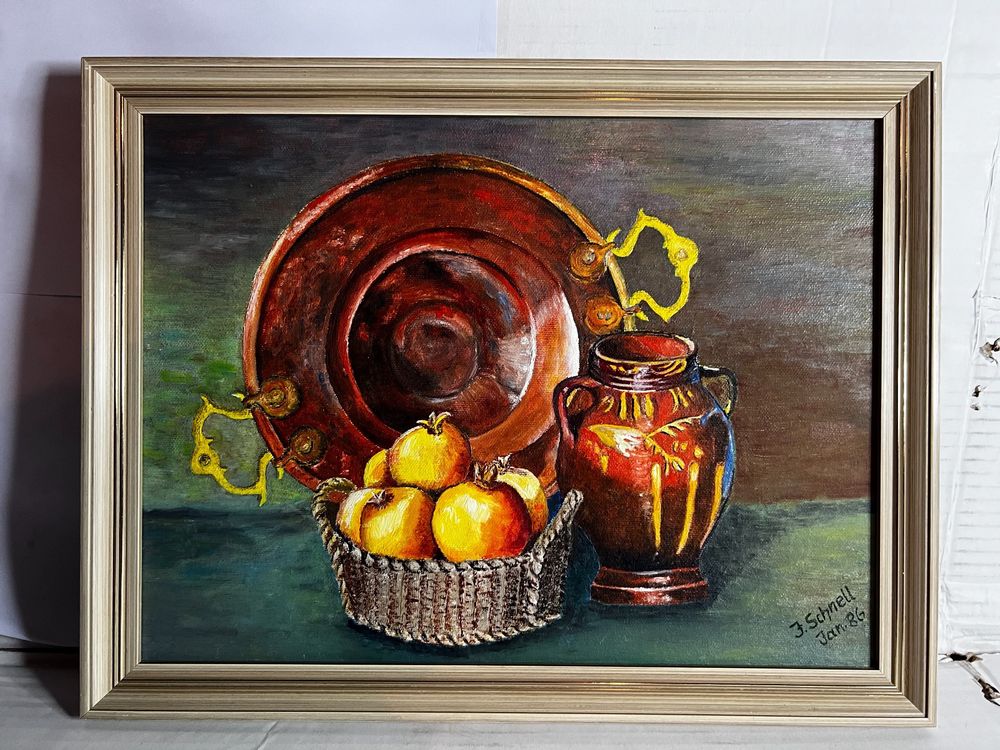 Oelbild auf Linen handgemalt unikat 1986 (Gebraucht) in Lupfig für CHF 22 – mit Lieferung auf ...