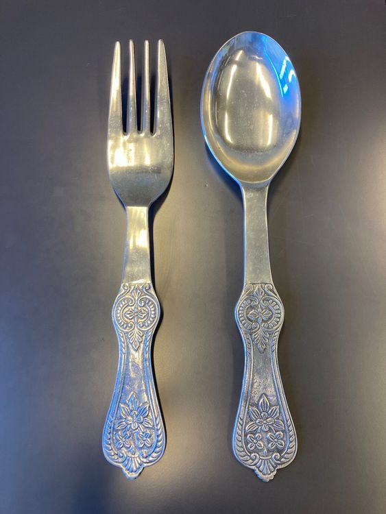 Grosse Gabel und Löffel 73 cm Rarität aus den 70er Jahren | Acheter sur ...