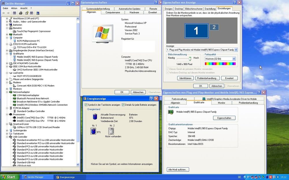 Dell Latitude D630 Windows XP & OFFICE 2007, Serial - RS-232 | Kaufen auf Ricardo