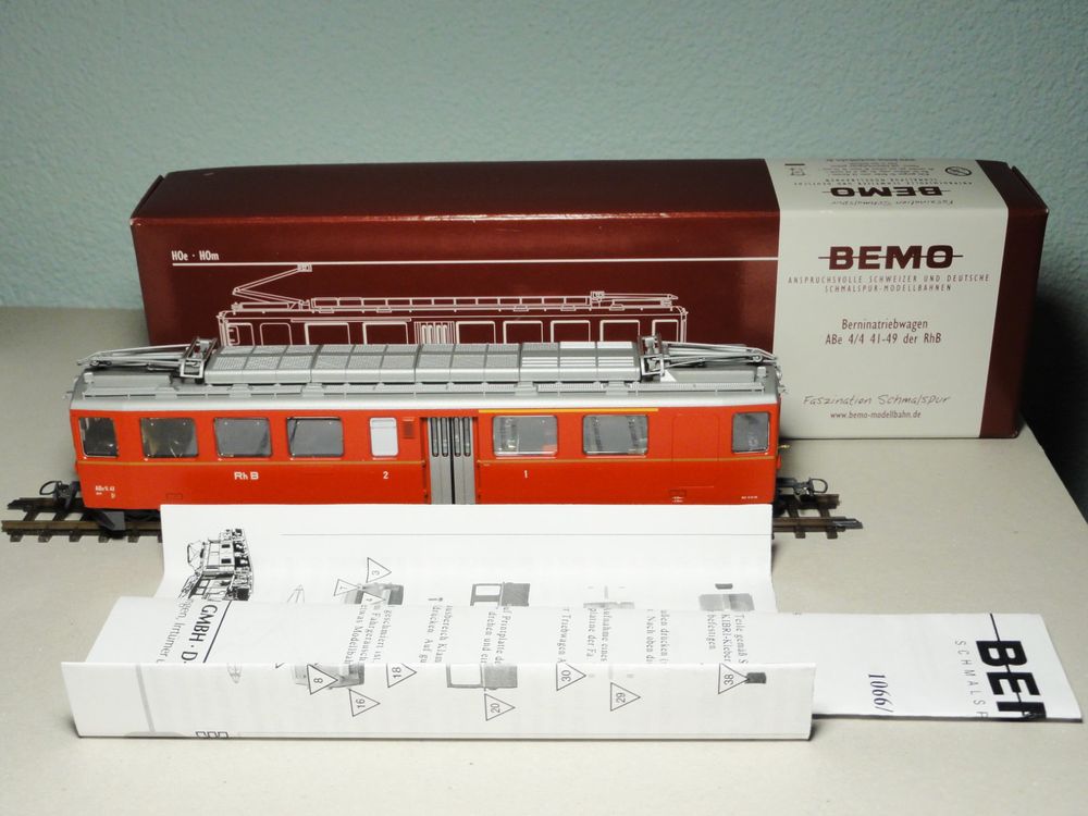 Bemo 1266-101 H0m - Bernina Triebwagen ABe 4/4 (41) der RhB (Neu und ...