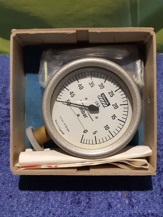 Manomètre Edwards - 50 mbar - Manometer Edwards (N°3) (D'occasion) à Le ...