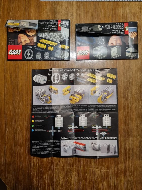 LEGO Technic 870 + 872 OVP + Bauanleitung | Kaufen auf Ricardo