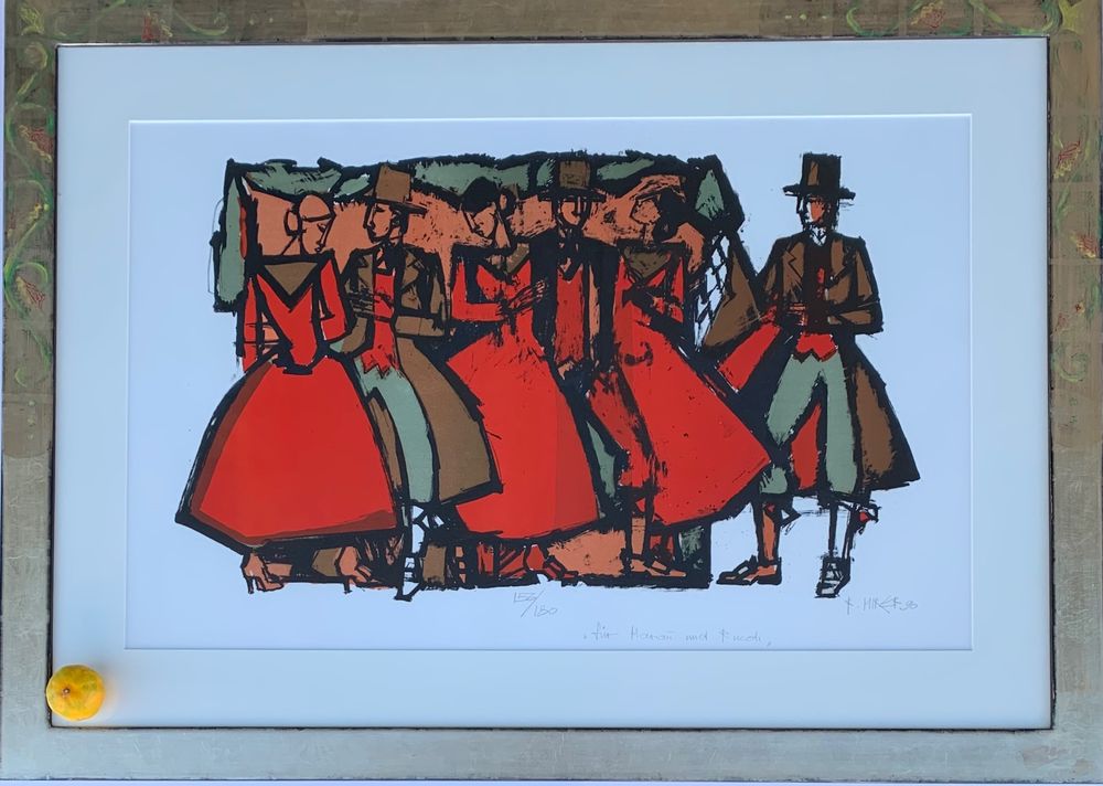 Rudolf Mirer (1937) grosses Lithographie Handsigniert (Gebraucht) in Root für CHF 680 – mit ...