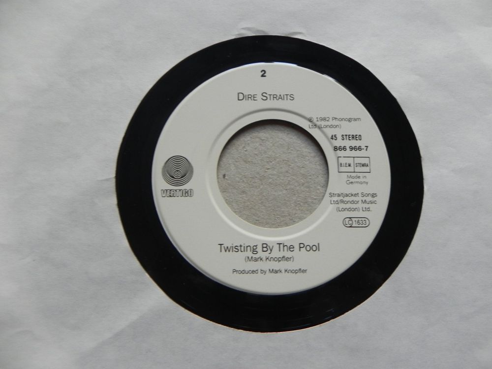 Single brit. Rock Band Dire Straits 1992 The Bug / Twisting (Gebraucht ...