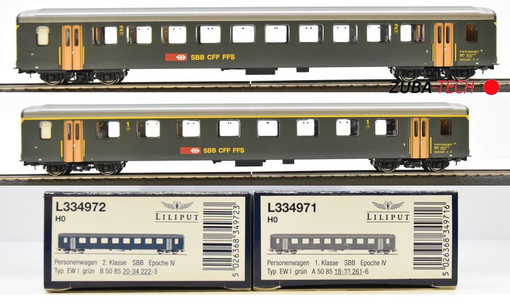 Liliput 2x Personenwagen EW I SBB H0 GS mit OVP | Kaufen auf Ricardo