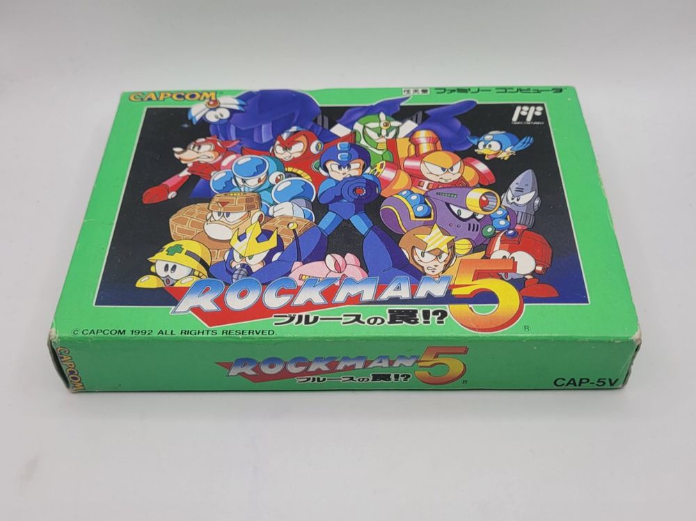 Rockman 5 / Megaman 5 Famicom / NES OVP Complete Japan (Gebraucht) in ...