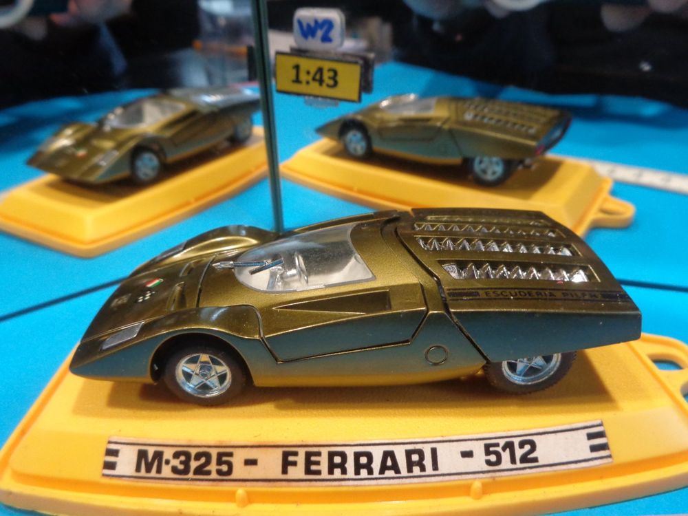 Ferrari 512 1:43 (mit Box) Pilen No.M325 W2 (Neu (gemäss Beschreibung ...