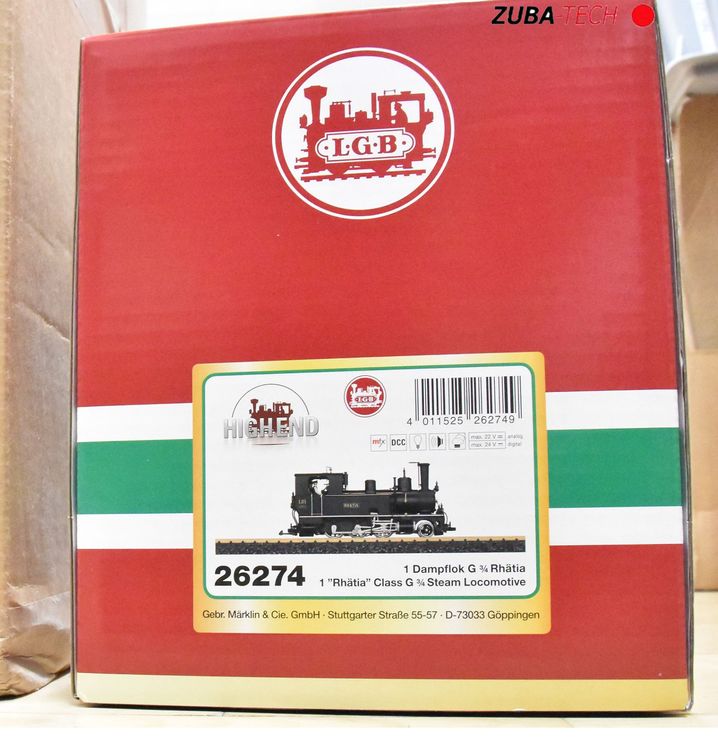 LGB HIGHEND 26274 Dampflok G 3/4 LD1 RhB Spur G Digi mit OVP (Neu ...