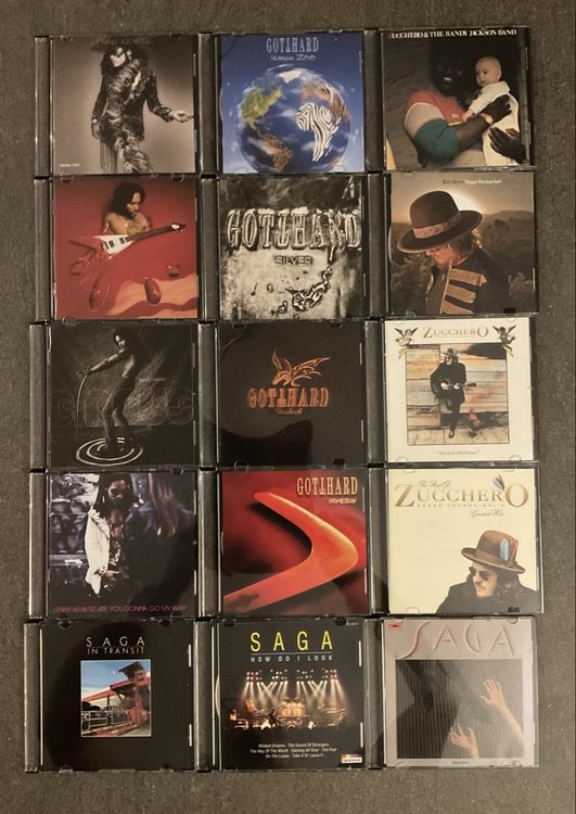 CD Sammlung: Gotthard, Zucchero, Saga - Rock/Pop, Top! (Gebraucht) in ...