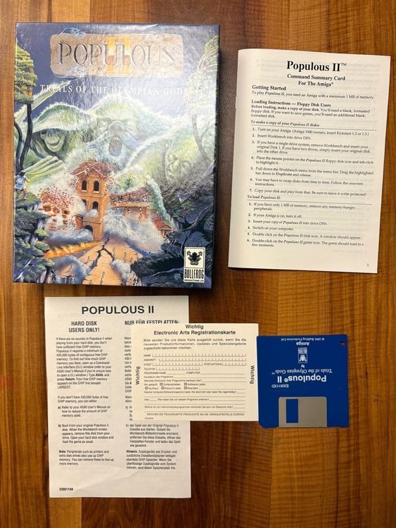 Amiga Spiel: Populous II (Big Box) (Gebraucht) in Niederhasli für CHF ...