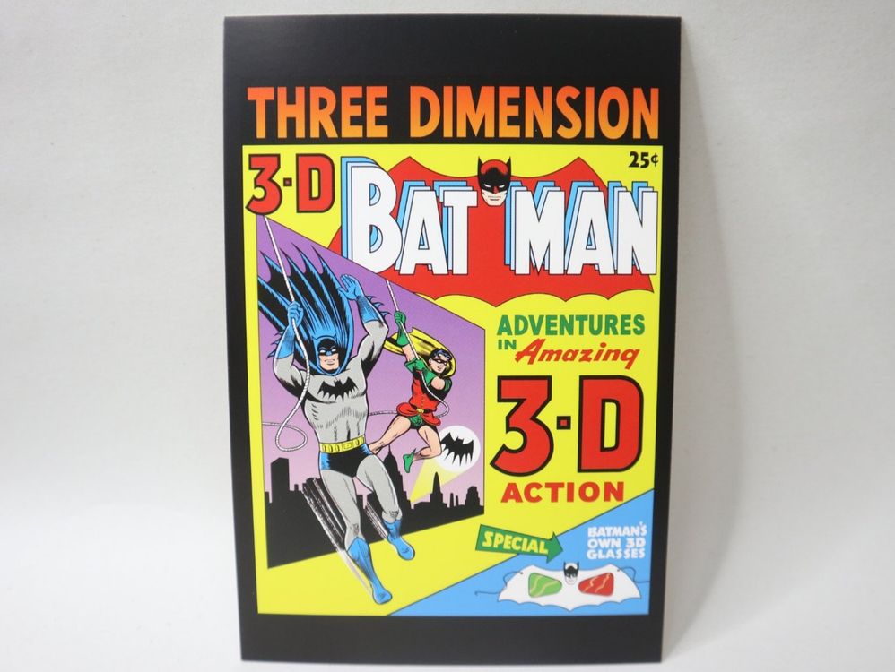AK Batman 3-D Action comic cover Postkarte | Kaufen auf Ricardo