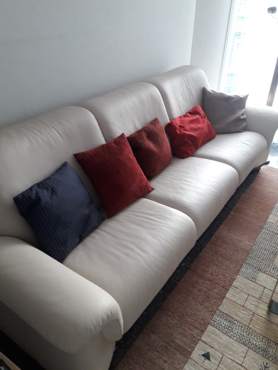 Sofa Leder 2er und 3er | Kaufen auf Ricardo