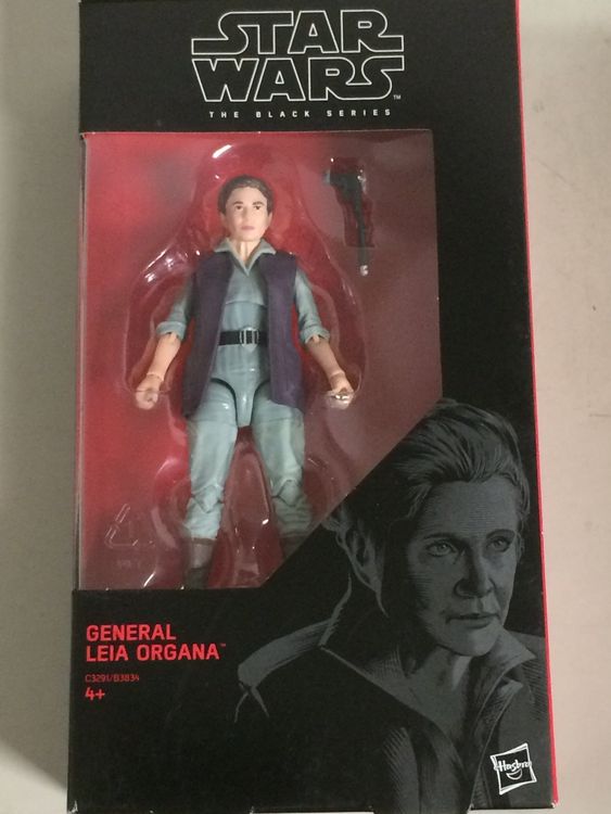 GENERAL LEIA ORGANA 15 cm STAR WARS ACTION FIGURE Black seri (Neu und ...