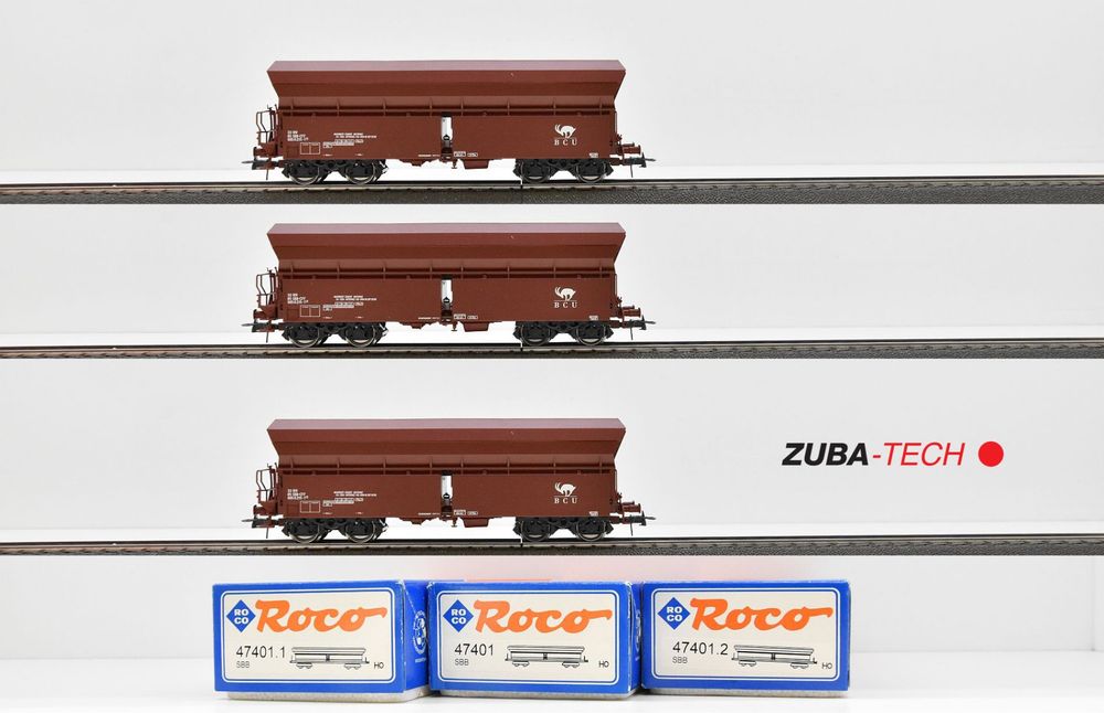 Roco 3x Selbstentladewagen der SBB H0 GS mit OVP | Kaufen auf Ricardo