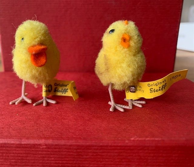 2 Steiff Küken Wollminiaturen OSTERN | Acheter sur Ricardo