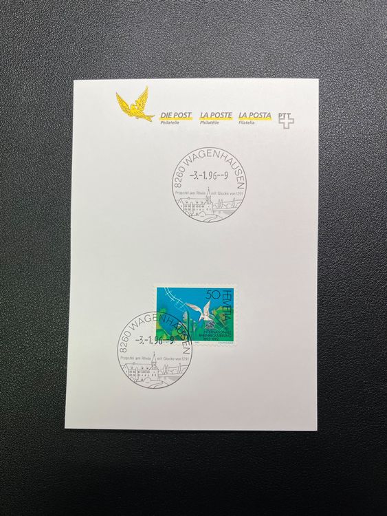 8260 Wagenhausen K-Stempel auf PTT-Karte 1996 (Gebraucht) in oberrüti ...