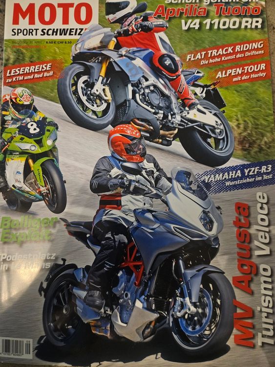 Moto Sport 9/15 MV Augusta Yamaha YZF-R3 Aprilia V4 1100 xx (Gebraucht ...