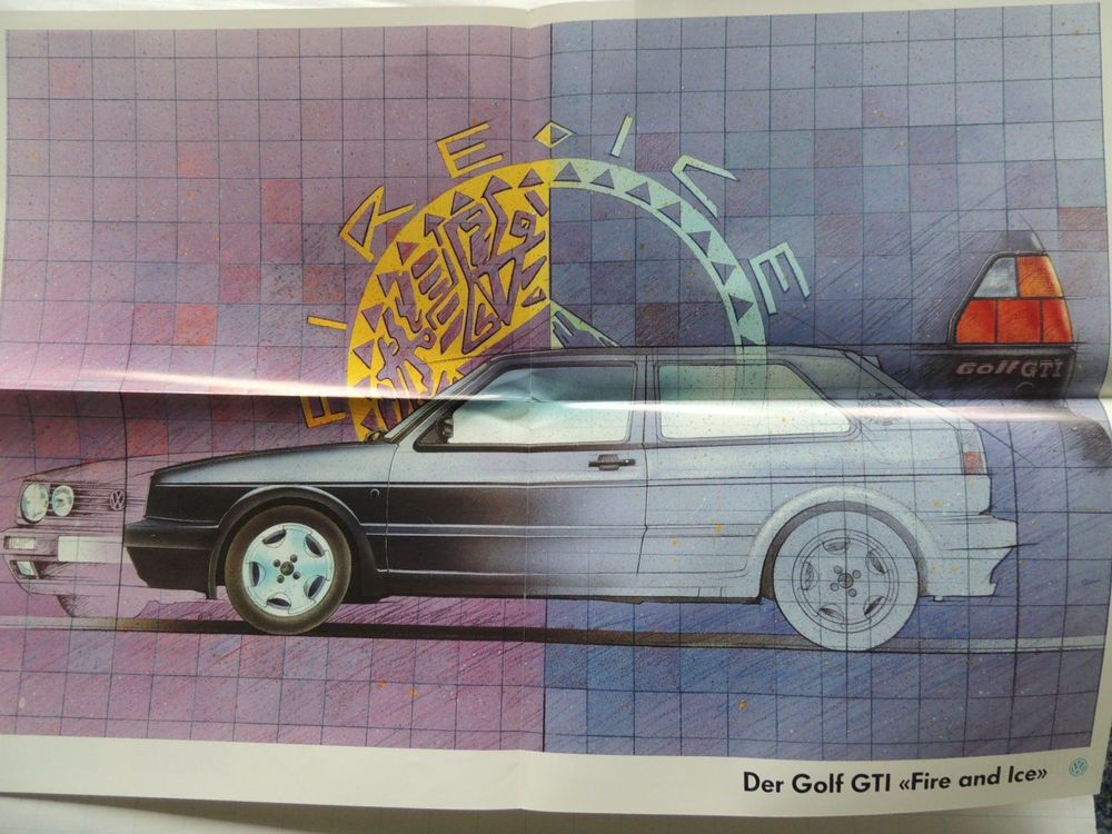 VW Golf GTI Fire and Ice Prospekt 1990 = (Gebraucht) in für CHF 111 ...