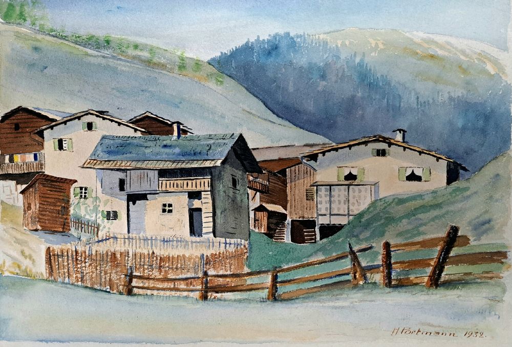 Aquarell von H.PORTMANN (Gebraucht) in Oberdorf NW für CHF 45 – mit Lieferung auf Ricardo kaufen