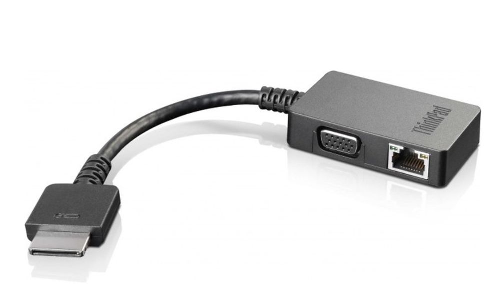 Lenovo ThinkPad OneLink+ to VGA/RJ45 Adapter (Neu (gemäss Beschreibung ...