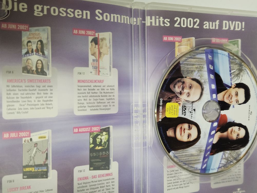 Americas Sweethearts / DVD #WT18 (Gebraucht) in Oberdorf BL für CHF 1.9 – mit Lieferung auf ...